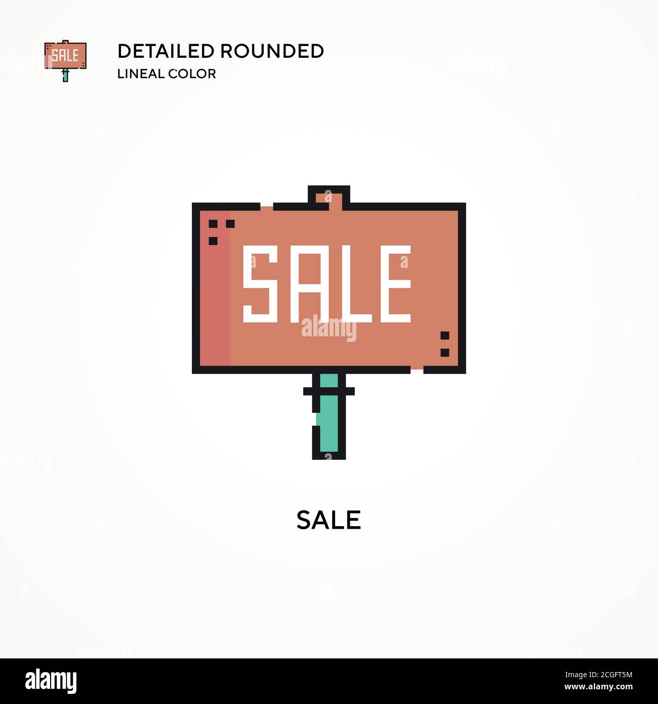 Sale vector icon. Modern vector illustration concepts. Easy to edit and ...
