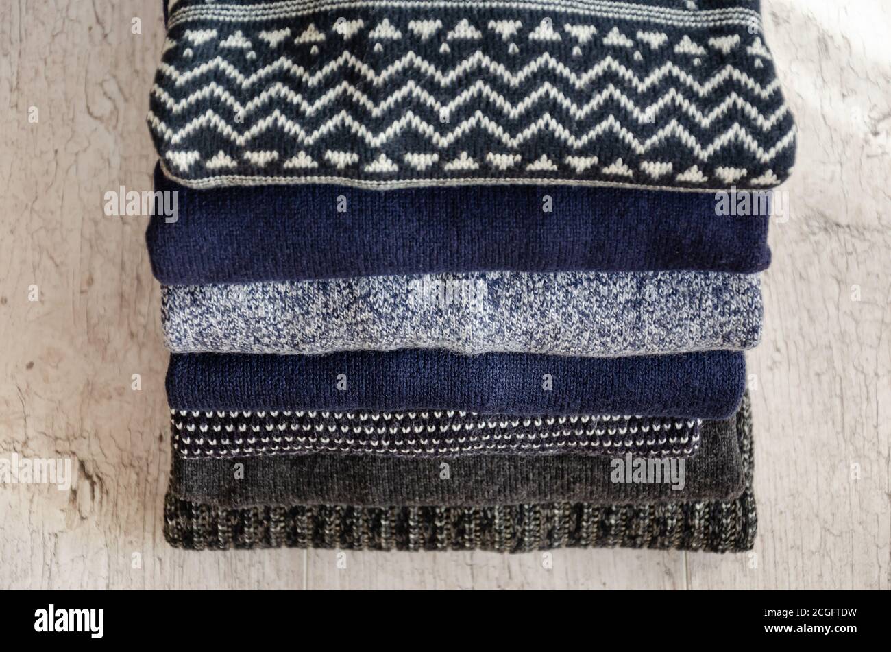 Collection woolen clothes hi-res stock photography and images - Alamy