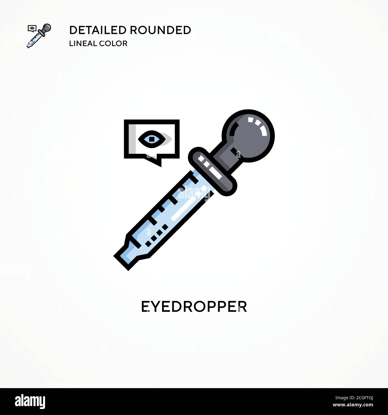 Eyedropper vector icon. Modern vector illustration concepts. Easy to ...