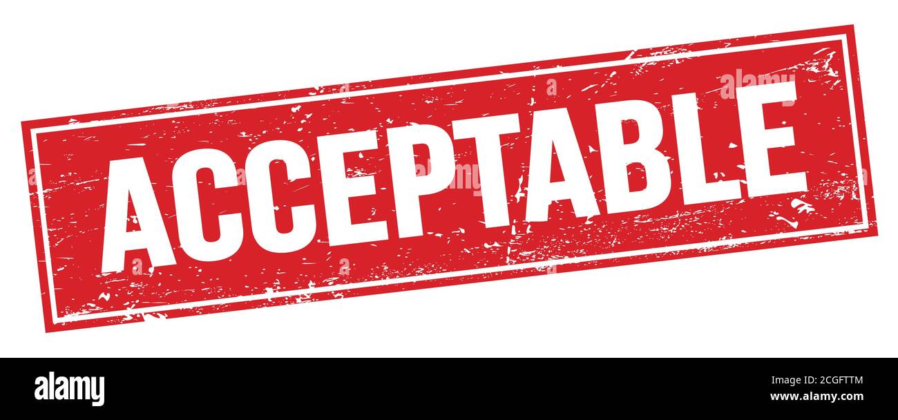 Acceptable stamp hi-res stock photography and images - Alamy