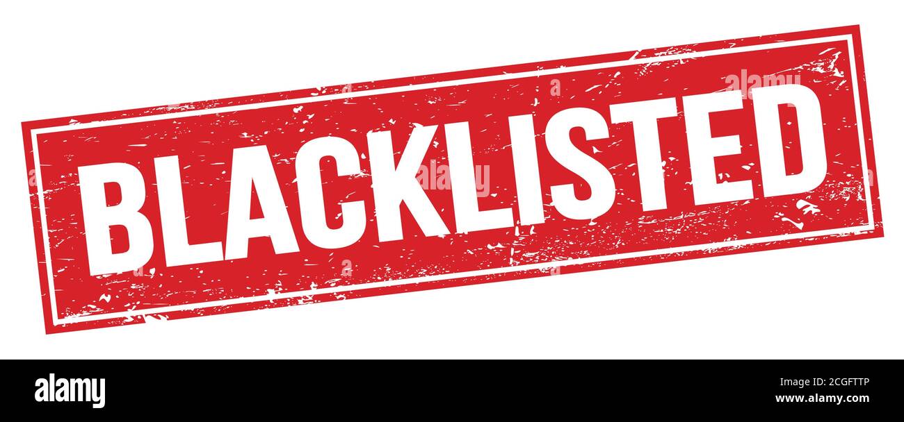Blacklisted word hi-res stock photography and images - Alamy