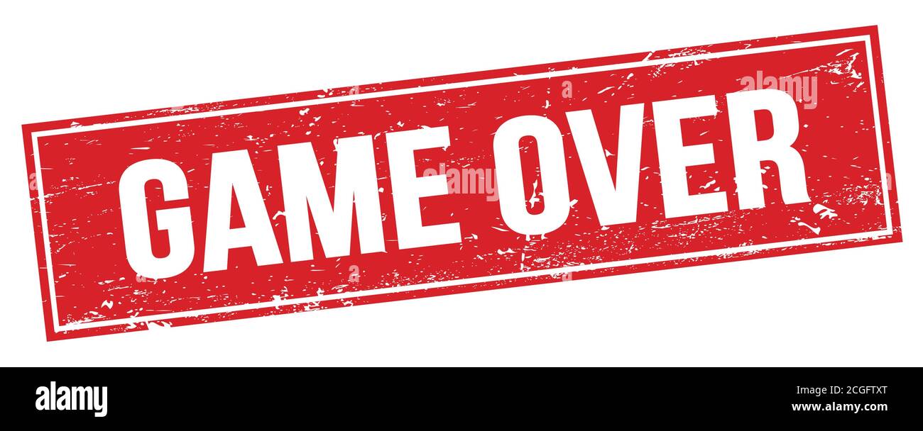 Game over stamp Cut Out Stock Images & Pictures - Alamy