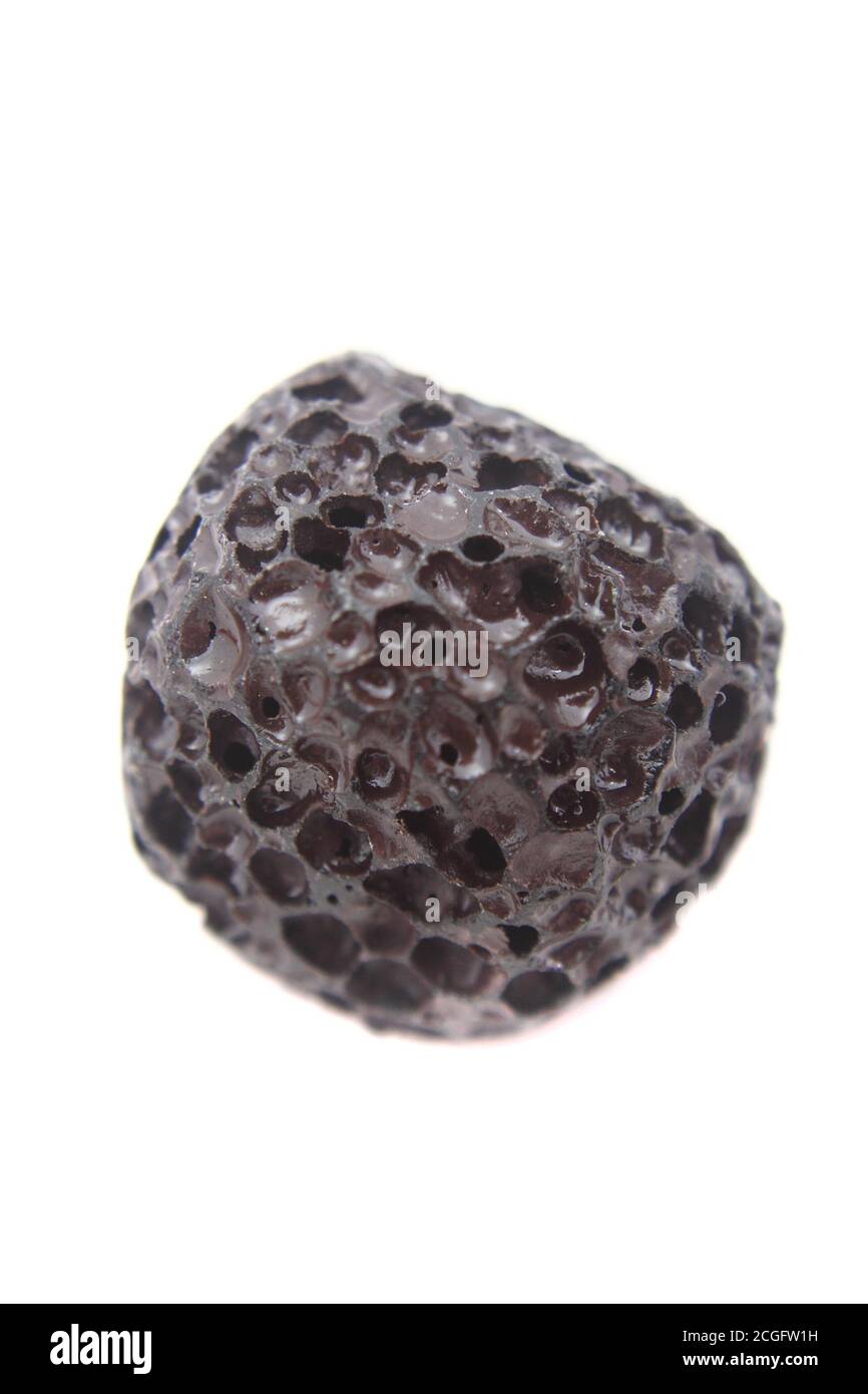 small magma mineral isolated on the white background Stock Photo - Alamy