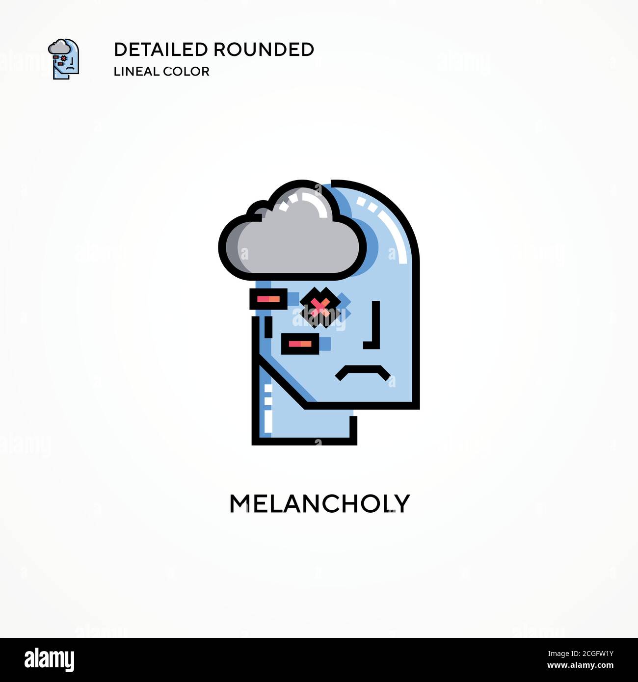 Woman water wet glass rain Stock Vector Images - Alamy