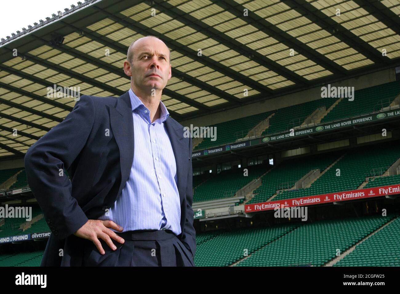 CLIVE WOODWARD AT TWICKENHAM RUGBY GROUND, BRITAIN - 01 JUL 2004 PHOTO ...