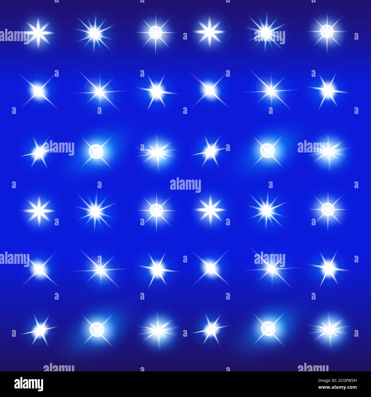 Set of Vector Neon Light Effects. Blue glowing light explodes .Bright ...