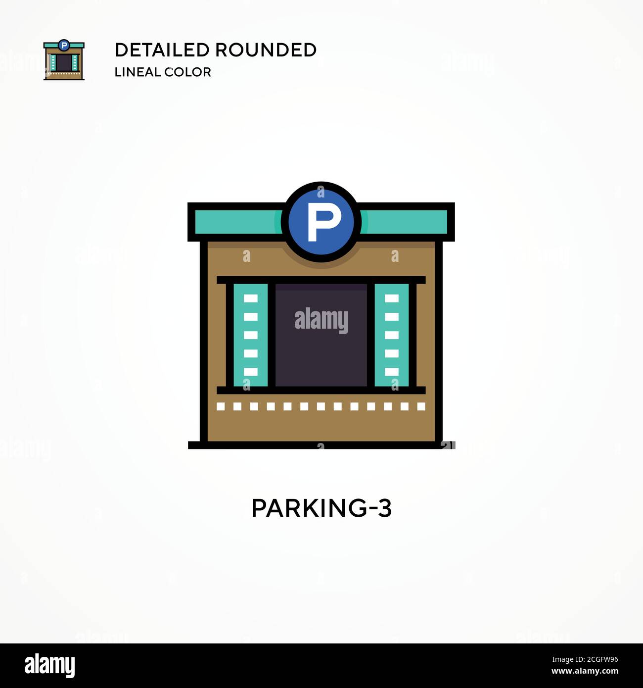 Car parking floor Cut Out Stock Images & Pictures - Alamy