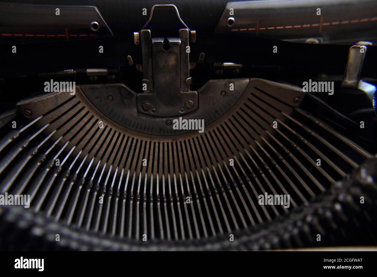 old typing machine as nice technology background Stock Photo - Alamy