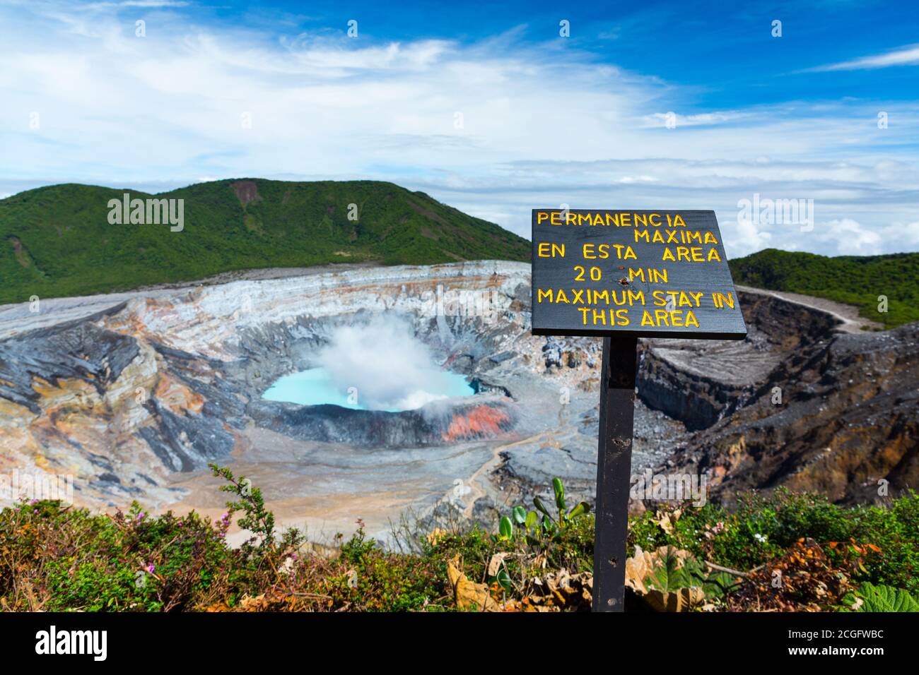 Poás Volcano National Park, Alajuela Region, Costa Rica, Central ...