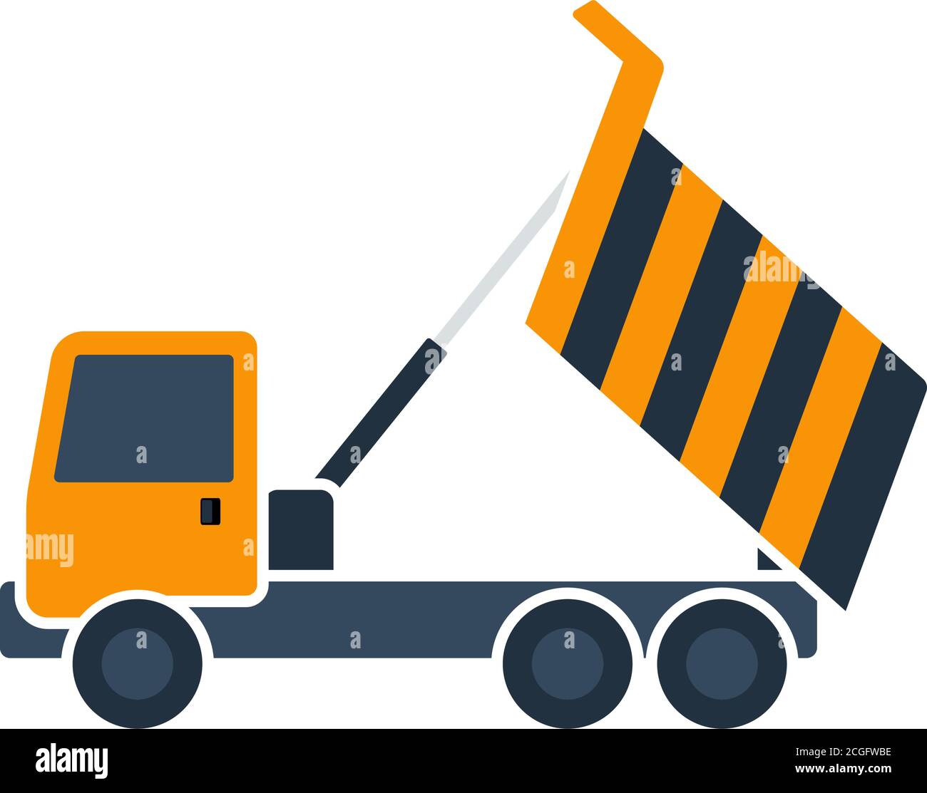 Tipper icon vector vectors hi-res stock photography and images - Alamy