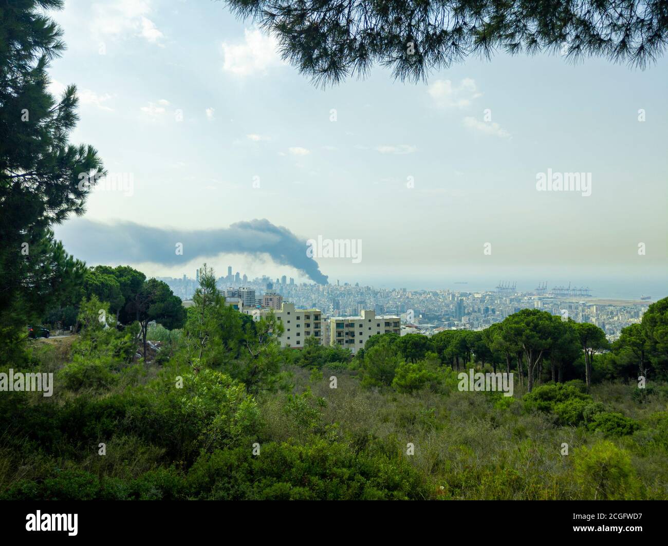 Beirut massive explosion hi-res stock photography and images - Alamy