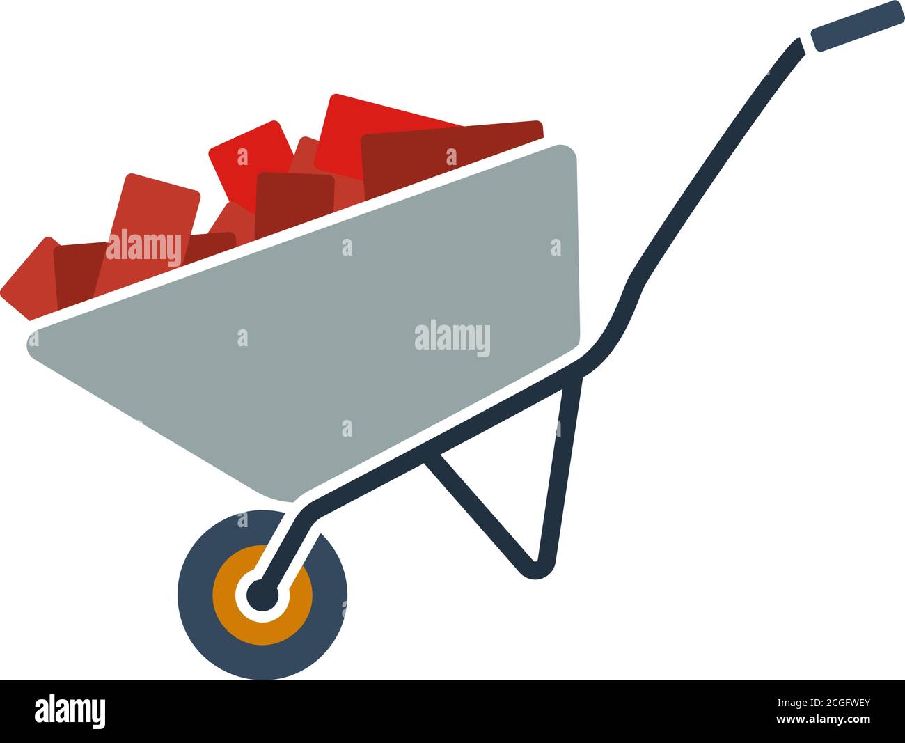 Push box heavy Stock Vector Images - Alamy