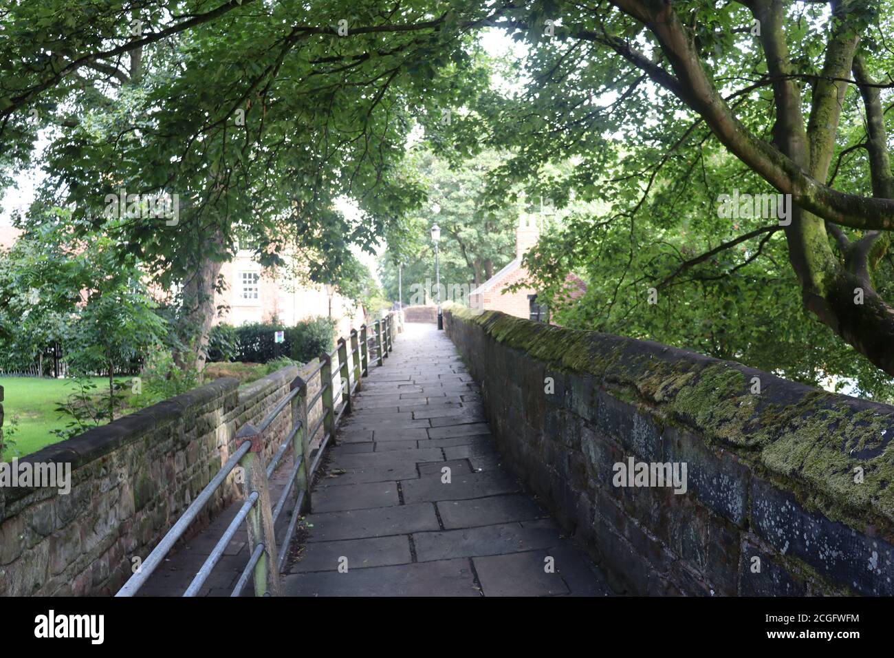Roman Wall Chester Stock Photo - Alamy