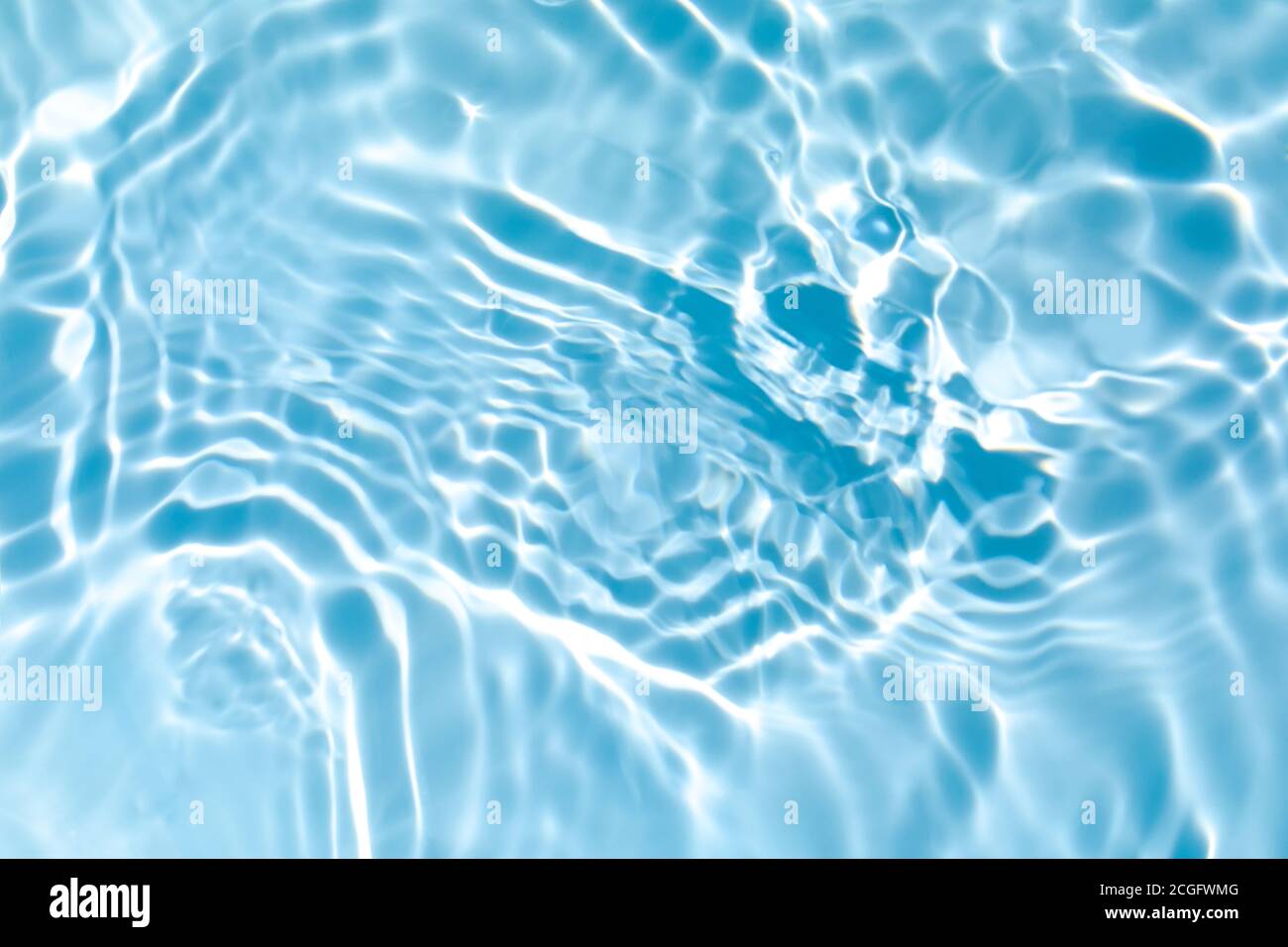 transparent blue colored clear calm water surface texture Stock Photo ...