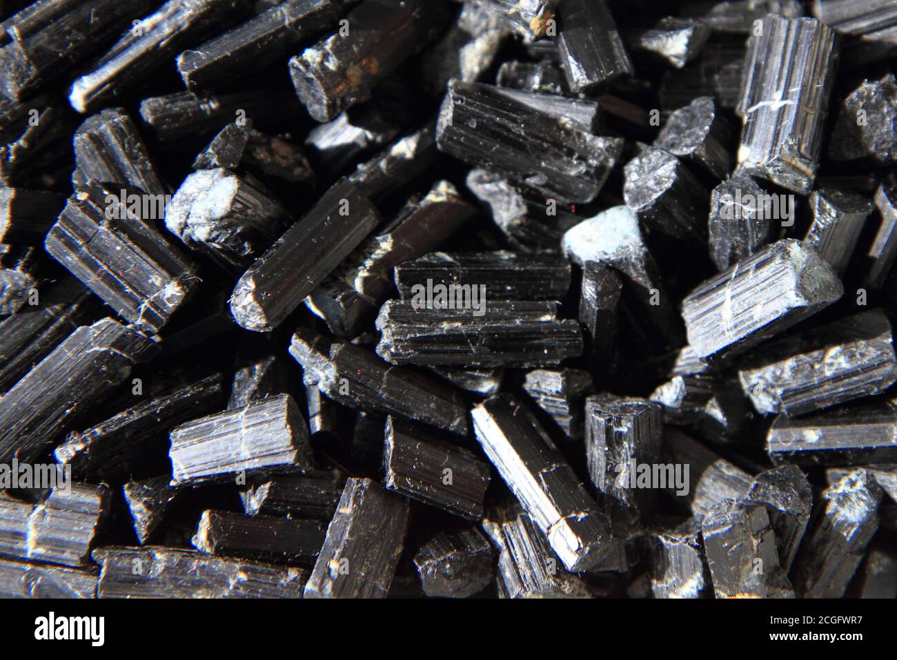 black schorl mineral texture as nice nature background Stock Photo - Alamy