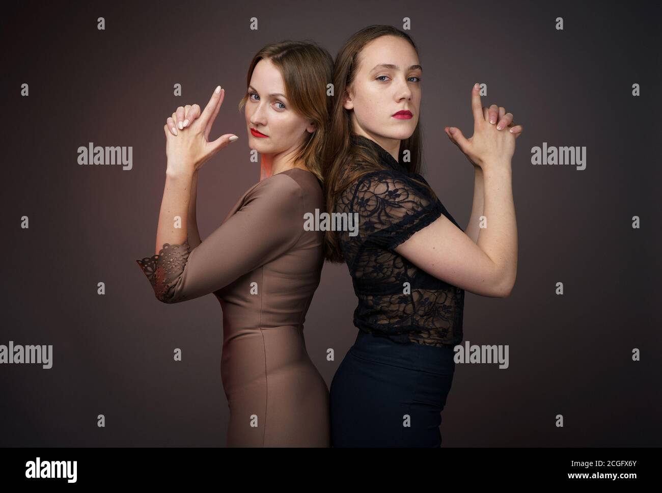 Women stands hi-res stock photography and images - Alamy