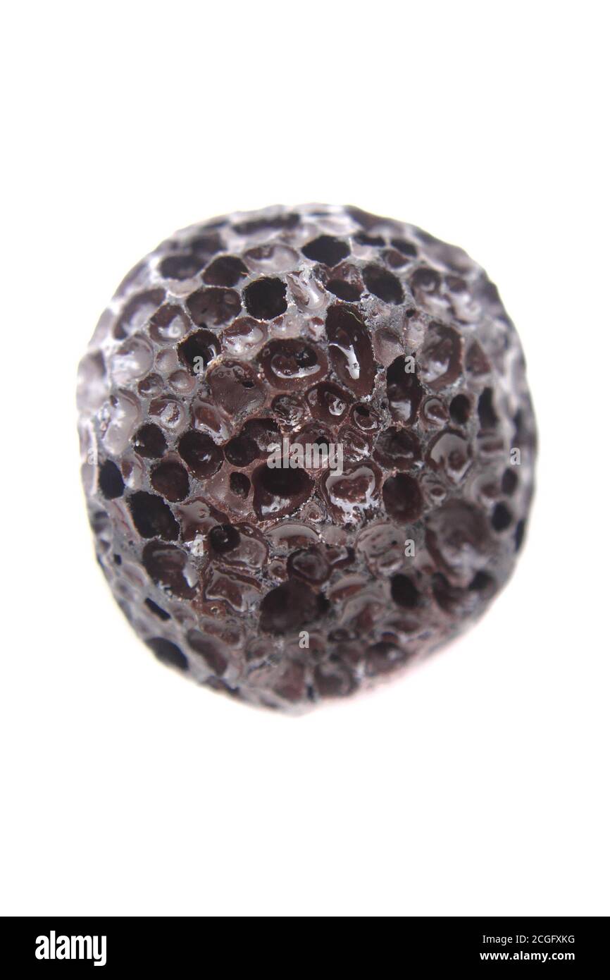 small magma mineral isolated on the white background Stock Photo - Alamy