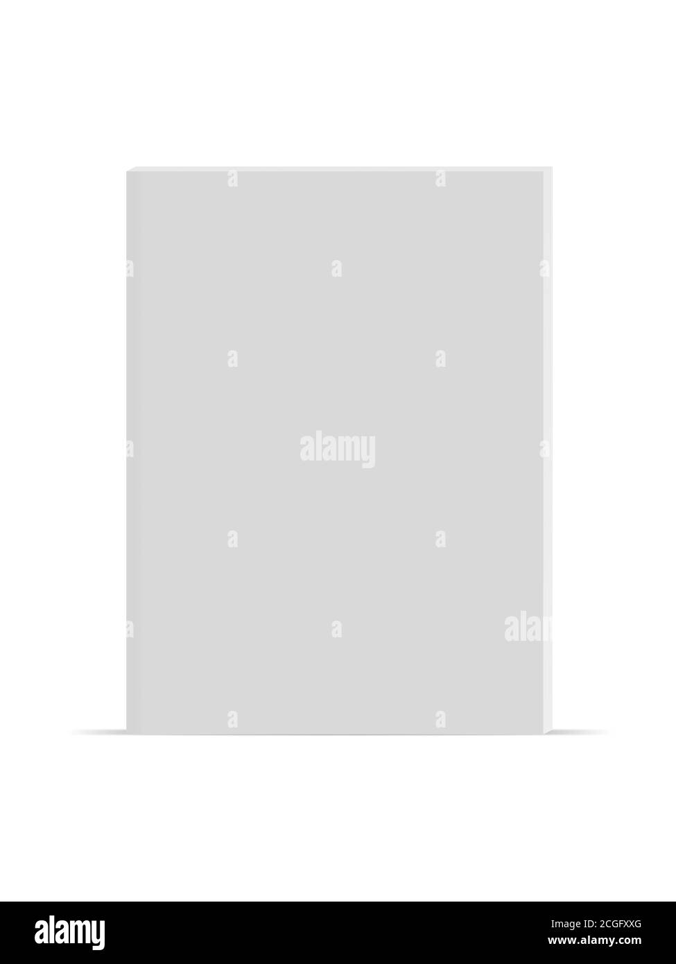 Hardcover book on white background Black and White Stock Photos ...