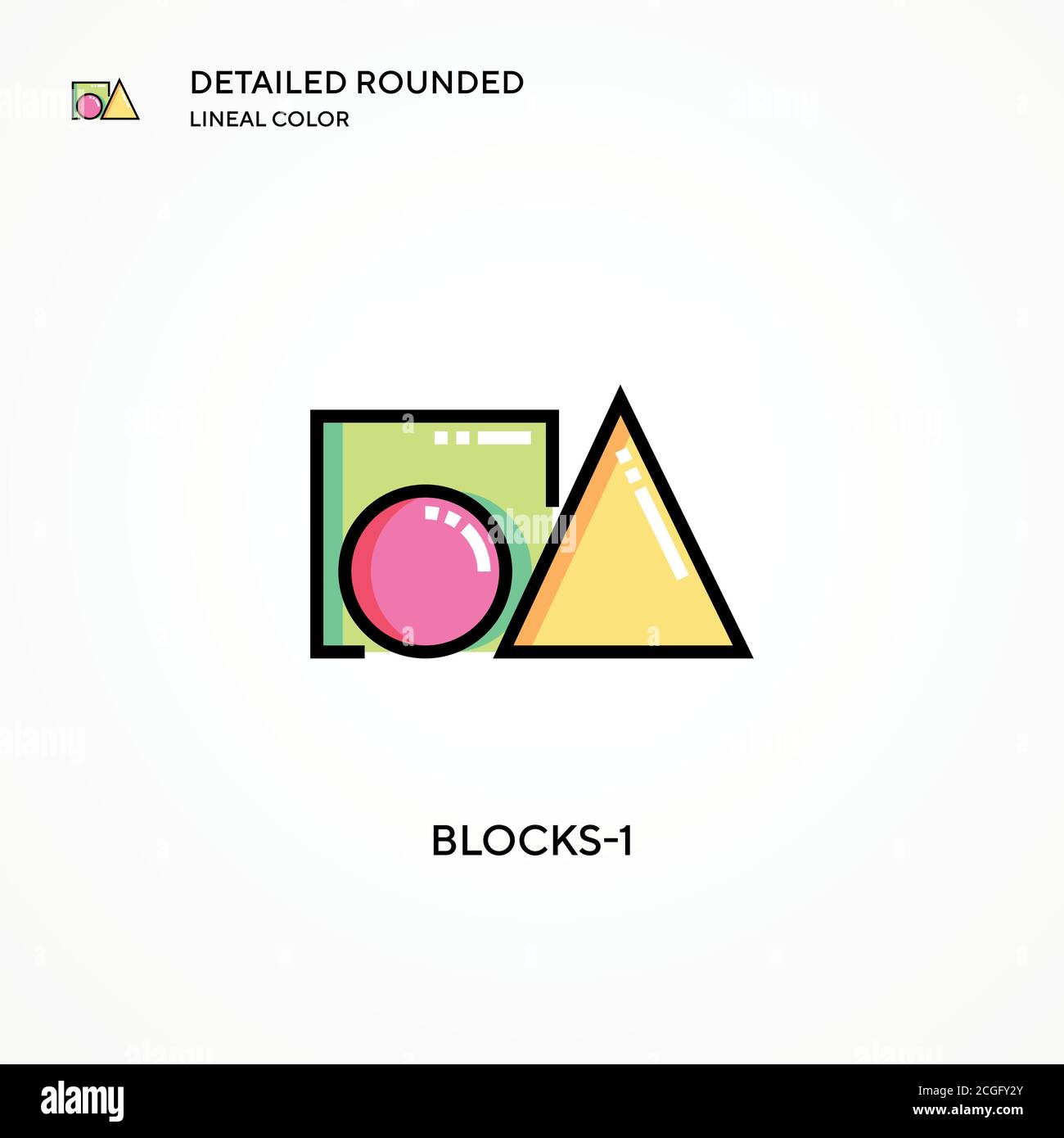 Number two block Stock Vector Images - Alamy