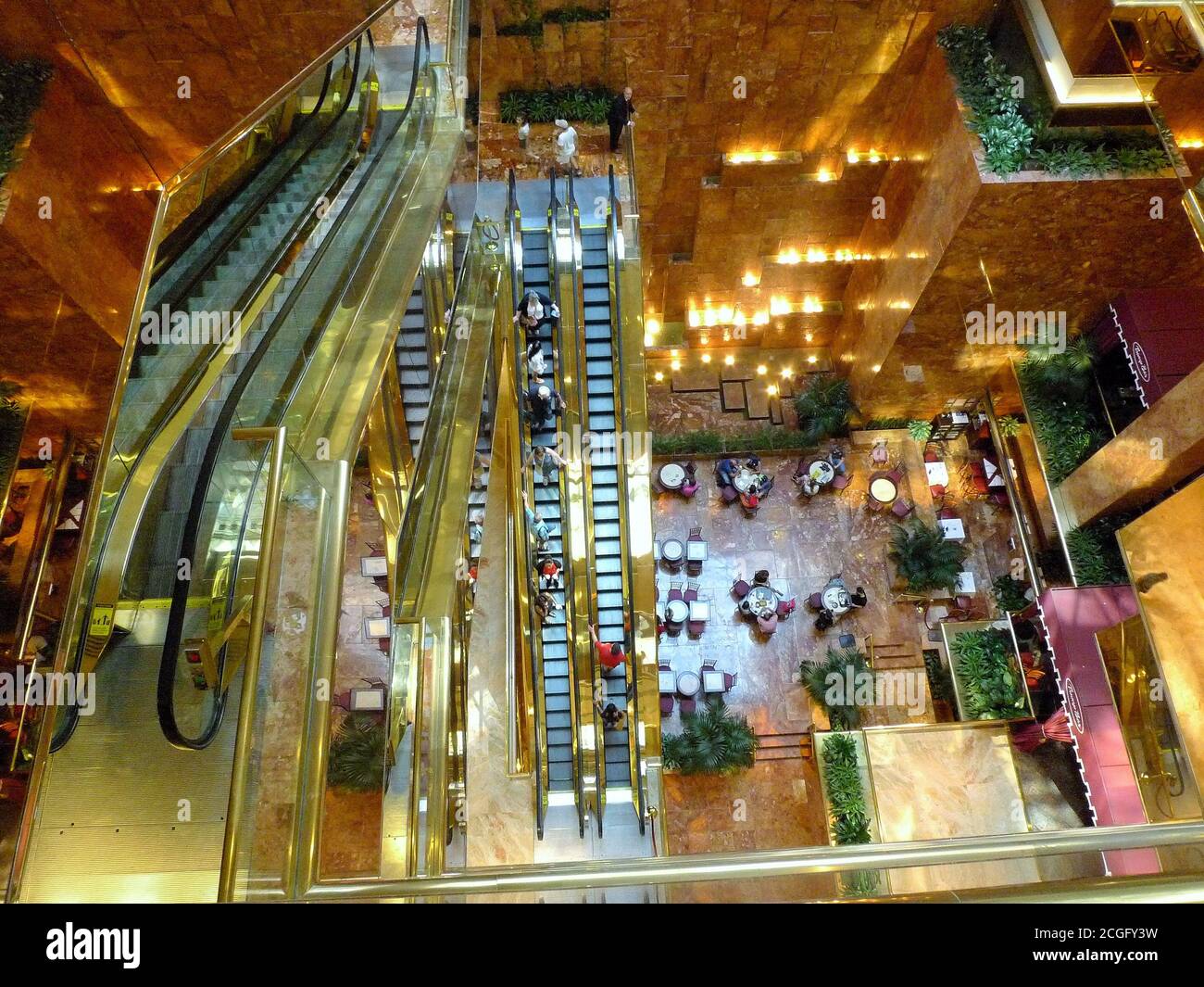 Trump tower inside hi-res stock photography and images - Alamy