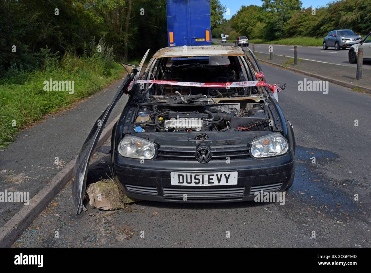 Vw fire hi-res stock photography and images - Alamy