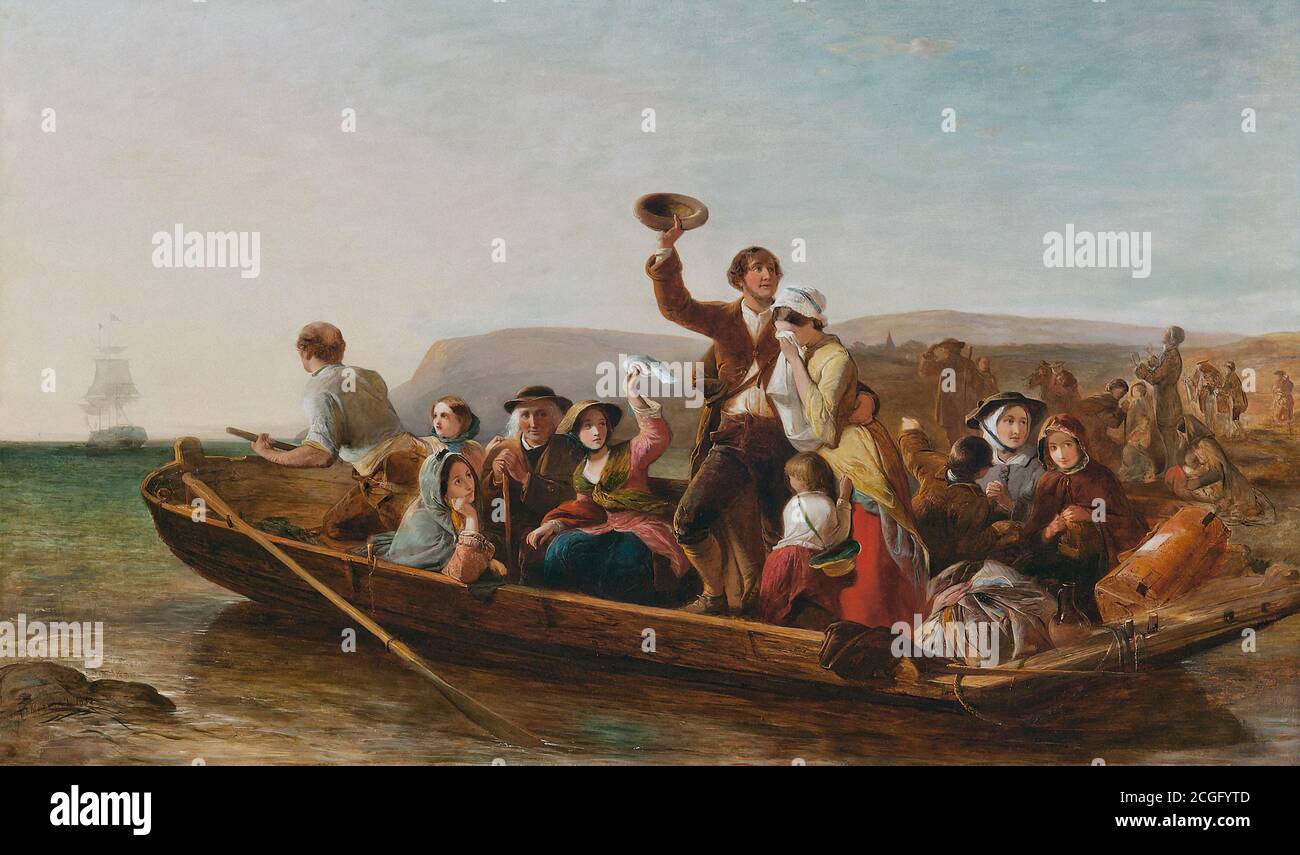 Emigration 19th century hi-res stock photography and images - Alamy