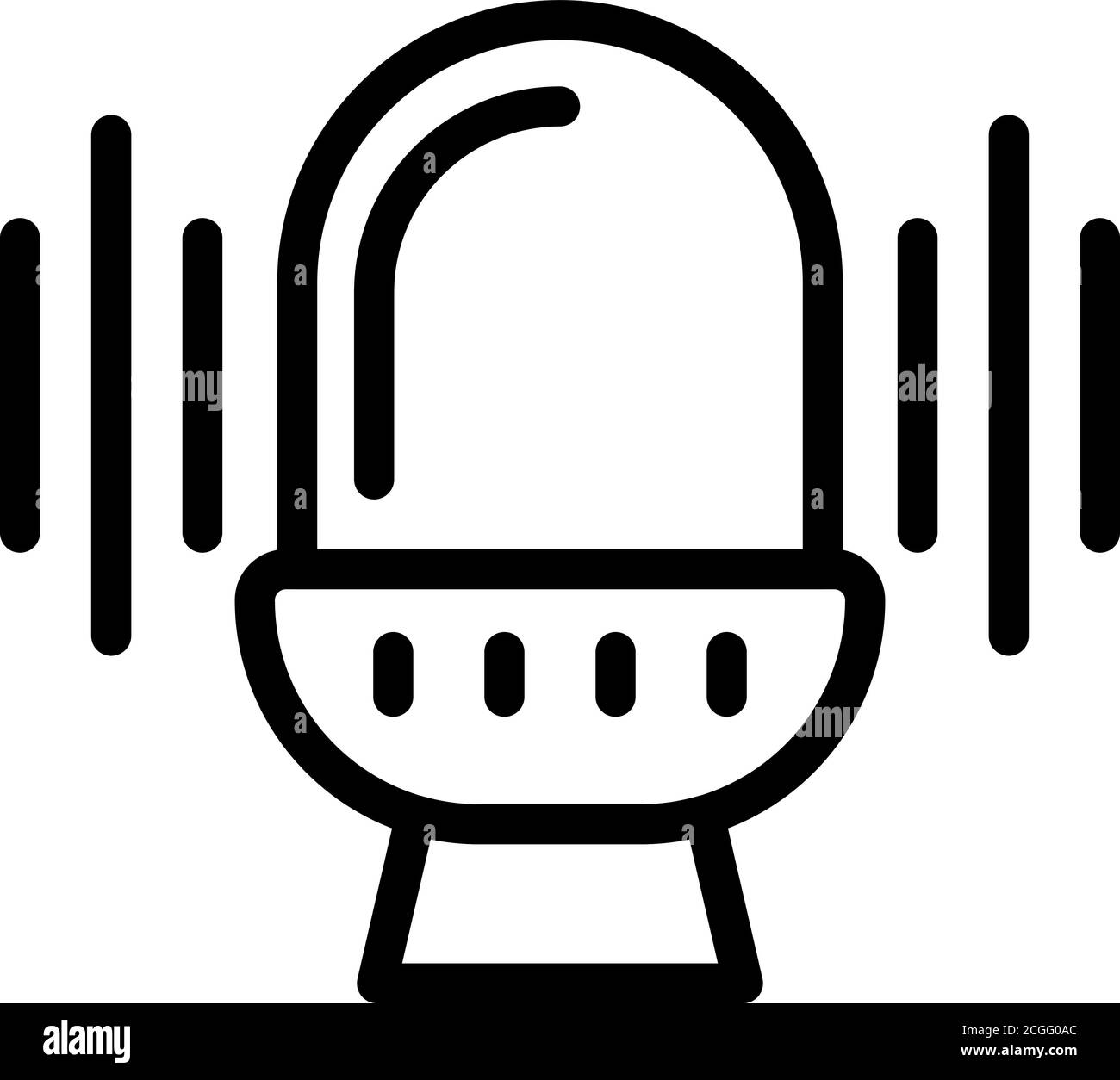Podcast host icon, outline style Stock Vector Image & Art - Alamy