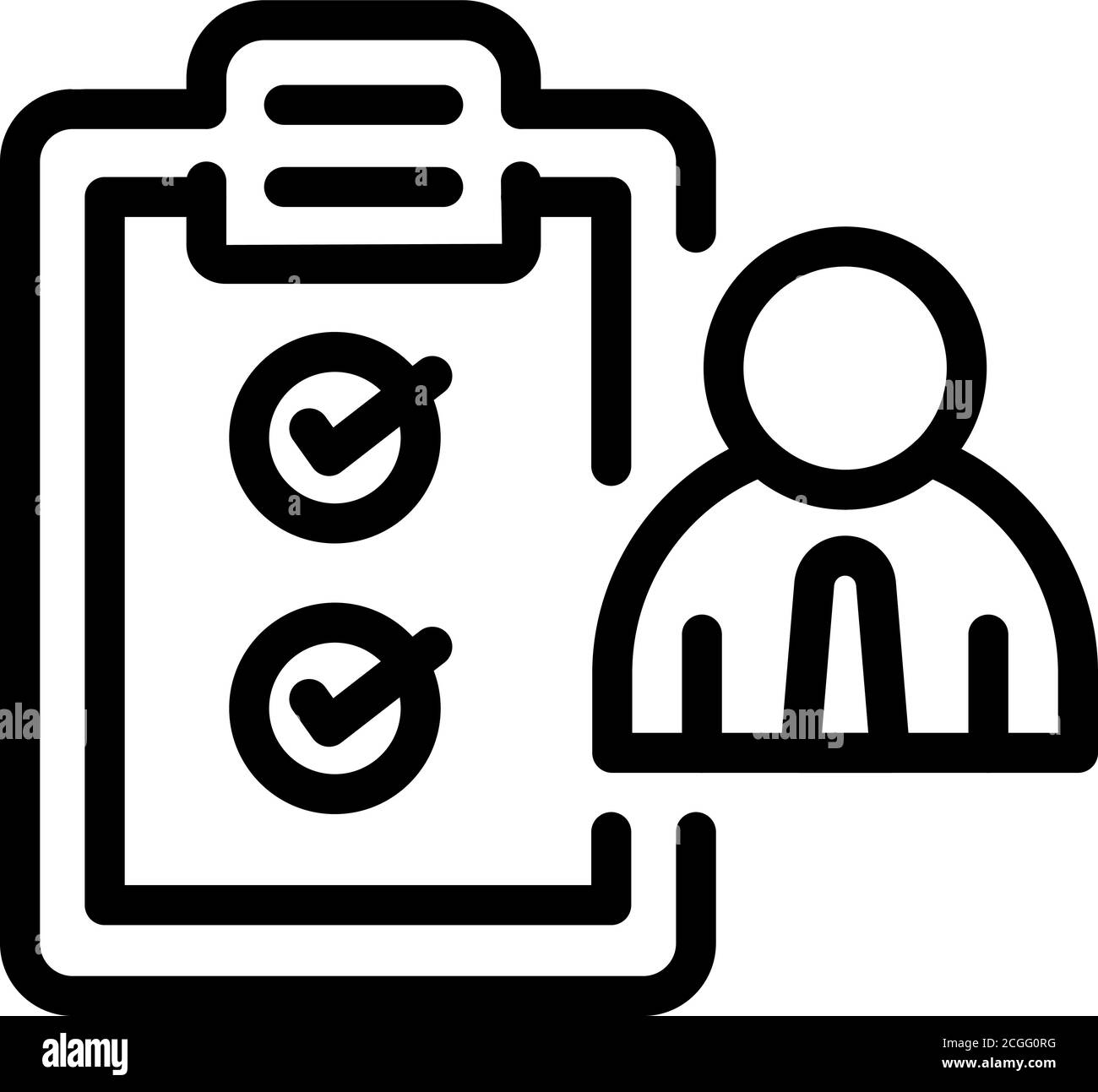 Outsource to do list icon, outline style Stock Vector Image & Art - Alamy