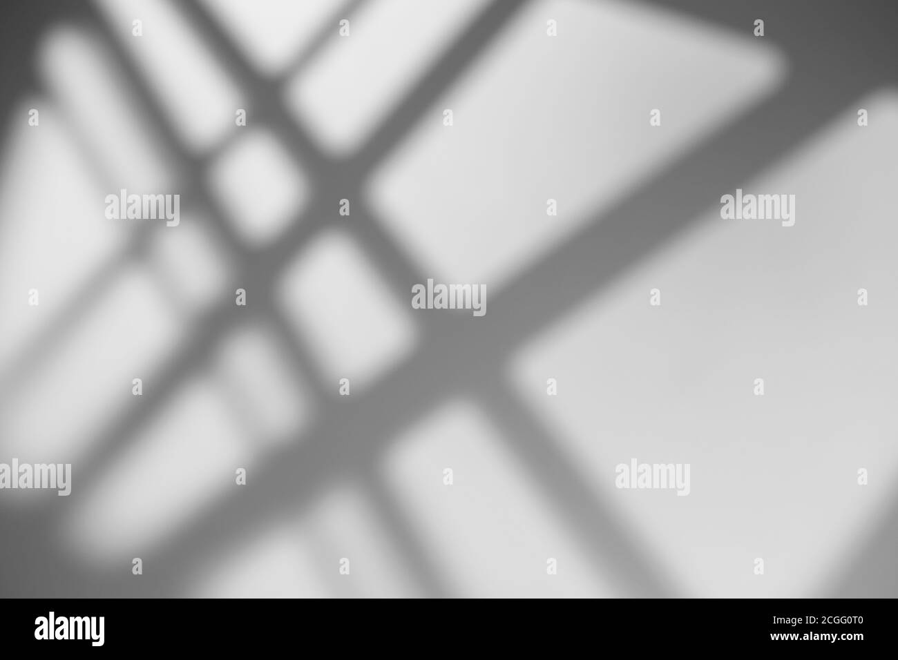 Shadow overlay effect. Shadows of window frames, bars and lines on the ...