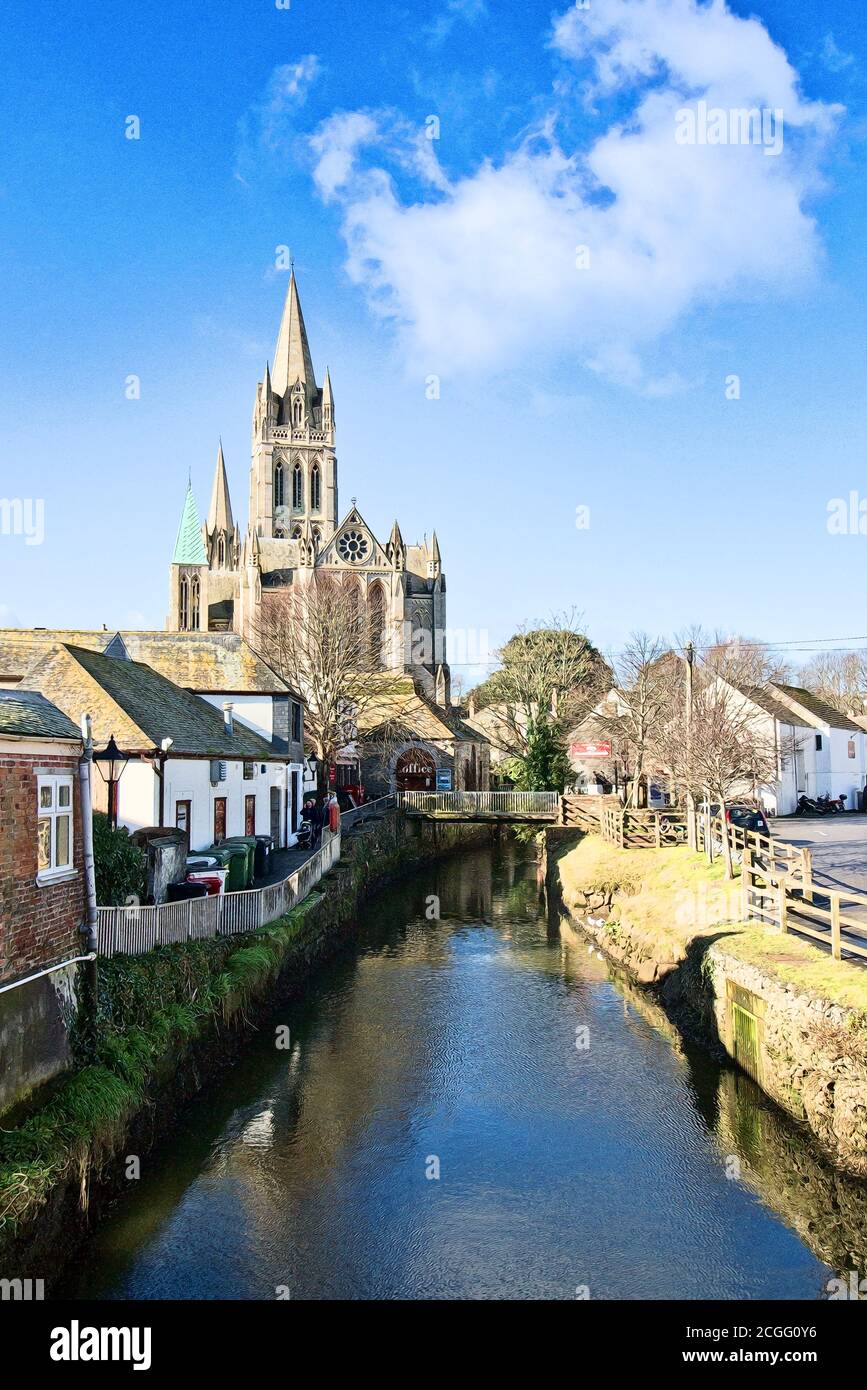 Three spires truro cathedral tower hi-res stock photography and images ...