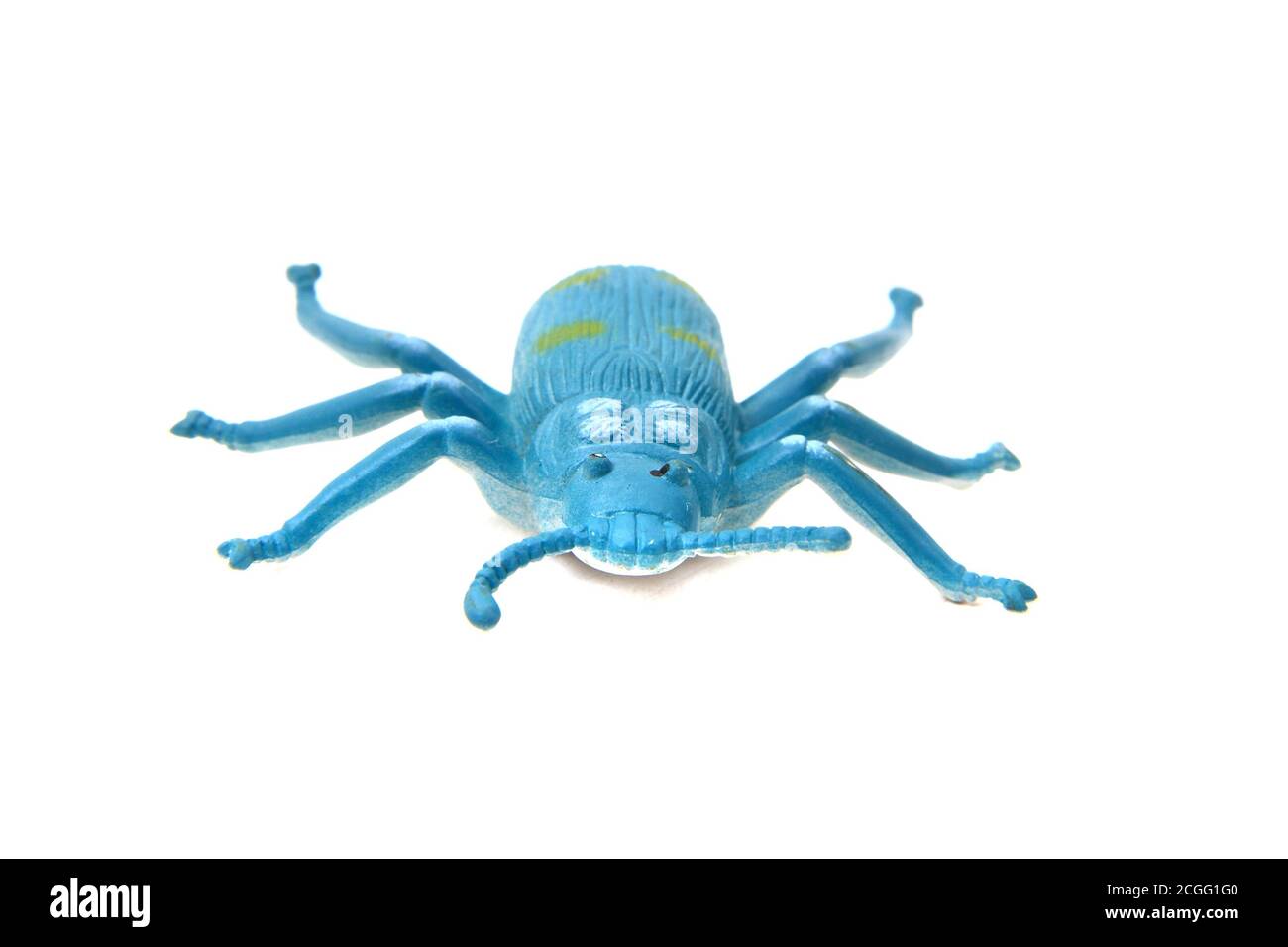plastic beetle toy (bug) isolated on the white background Stock Photo ...