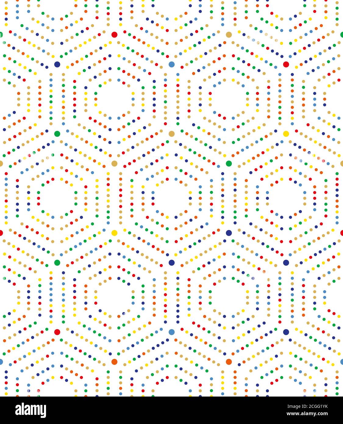 Modern Seamless Dotted Pattern Stock Photo - Alamy