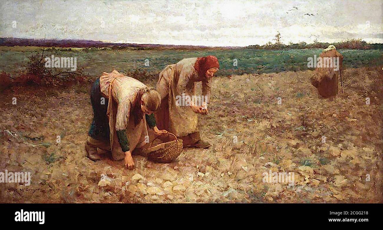Mcgregor Robert - Gathering Stones - British School - 19th Century ...