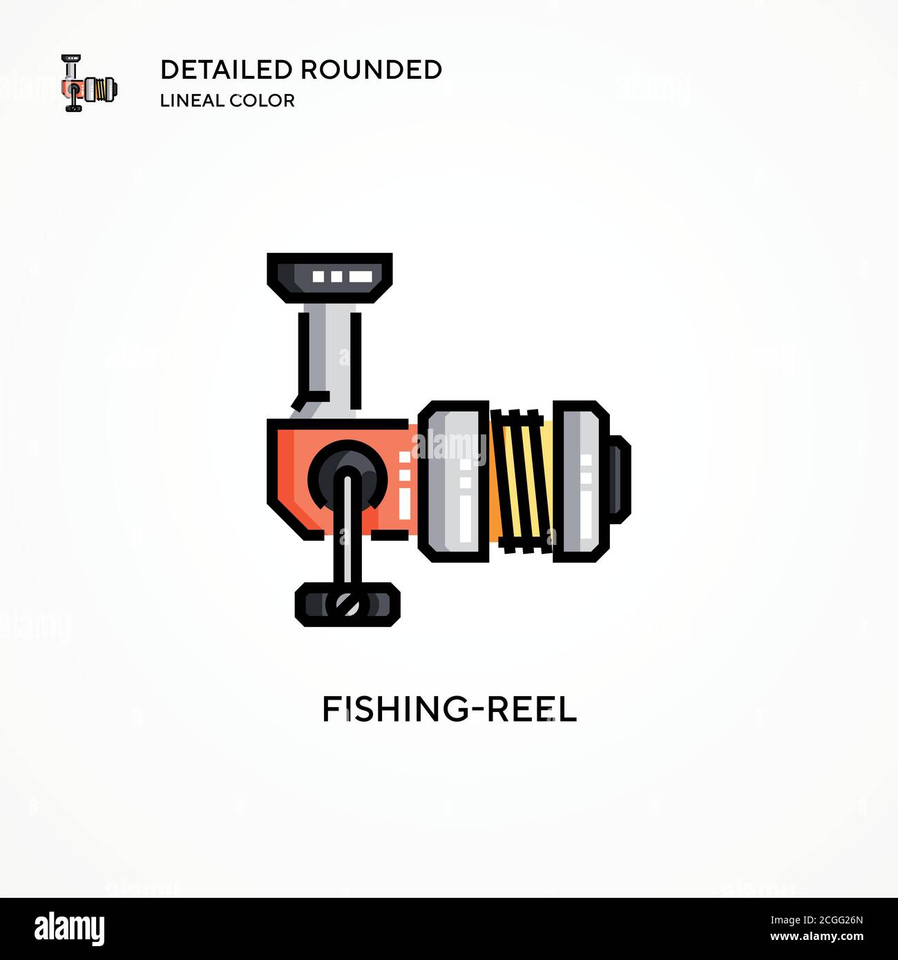 Saltwater reel Stock Vector Images - Alamy