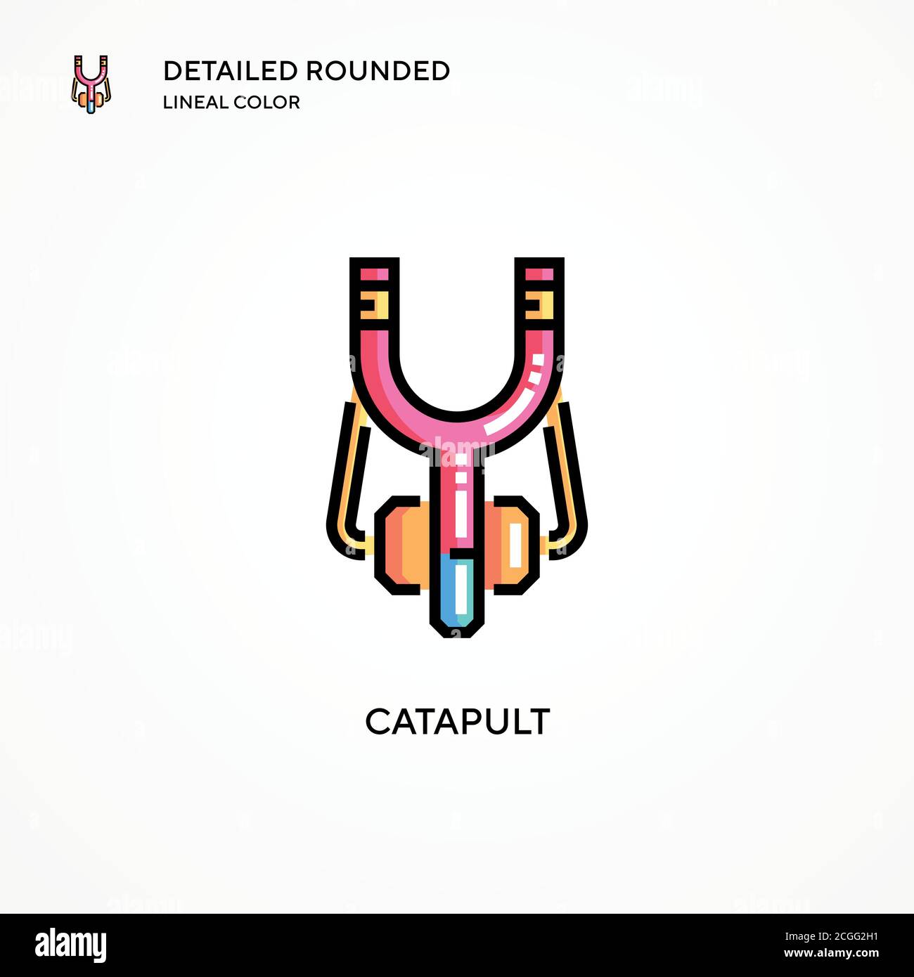 Catapult vector icon. Modern vector illustration concepts. Easy to edit ...
