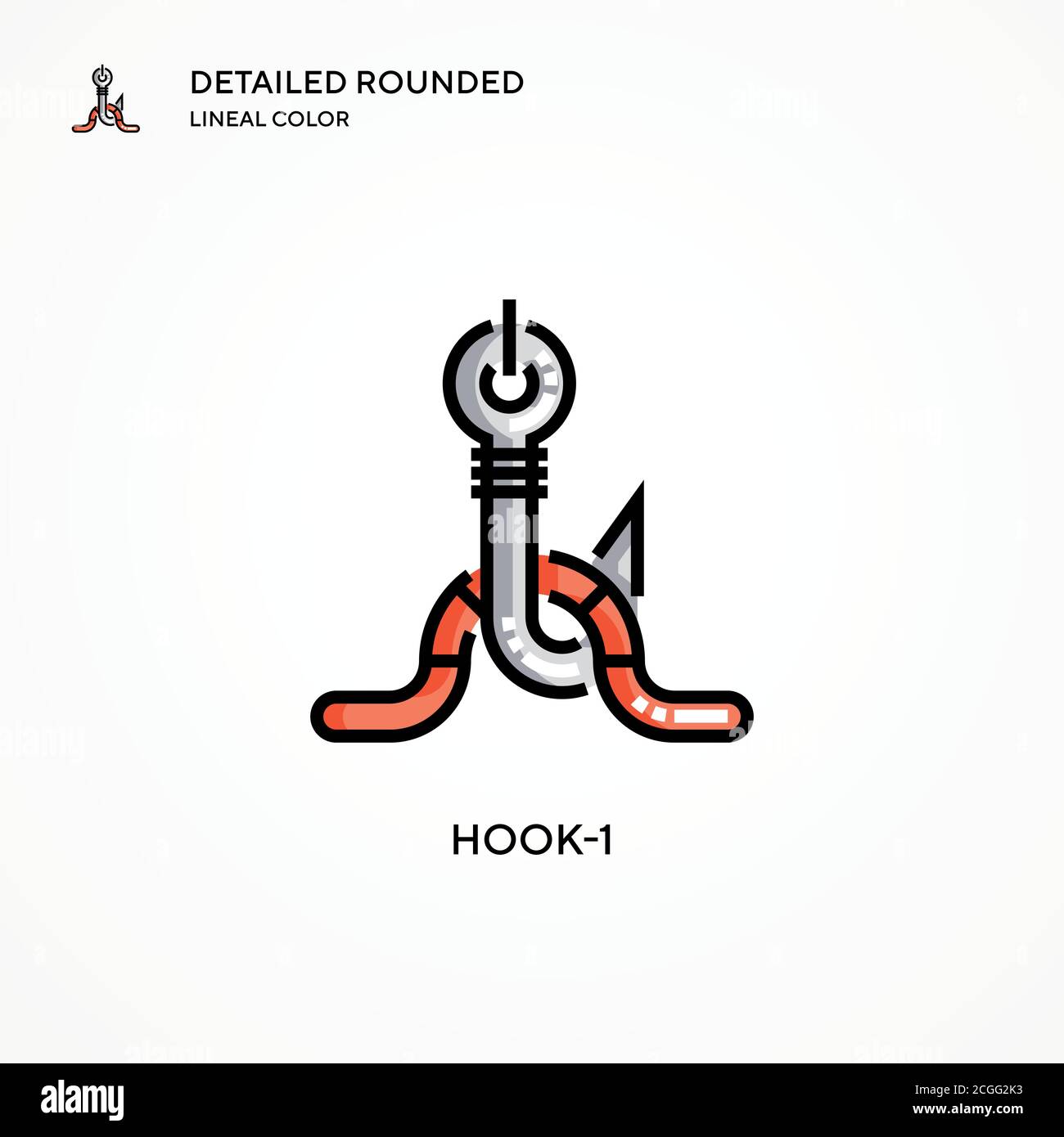 Hook-1 vector icon. Modern vector illustration concepts. Easy to edit ...