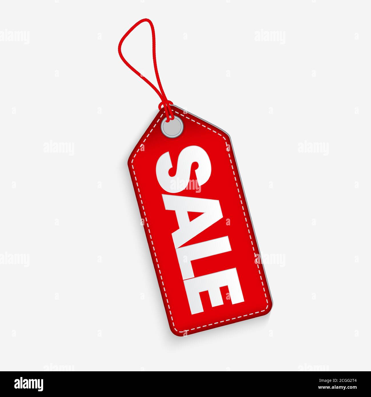 Red Sale label tag Template. Vector Illustration Stock Vector Image ...