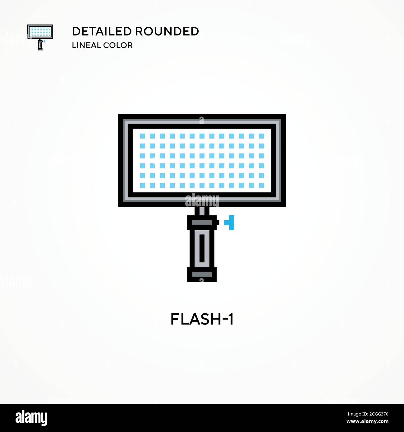 Flash-1 vector icon. Modern vector illustration concepts. Easy to edit ...