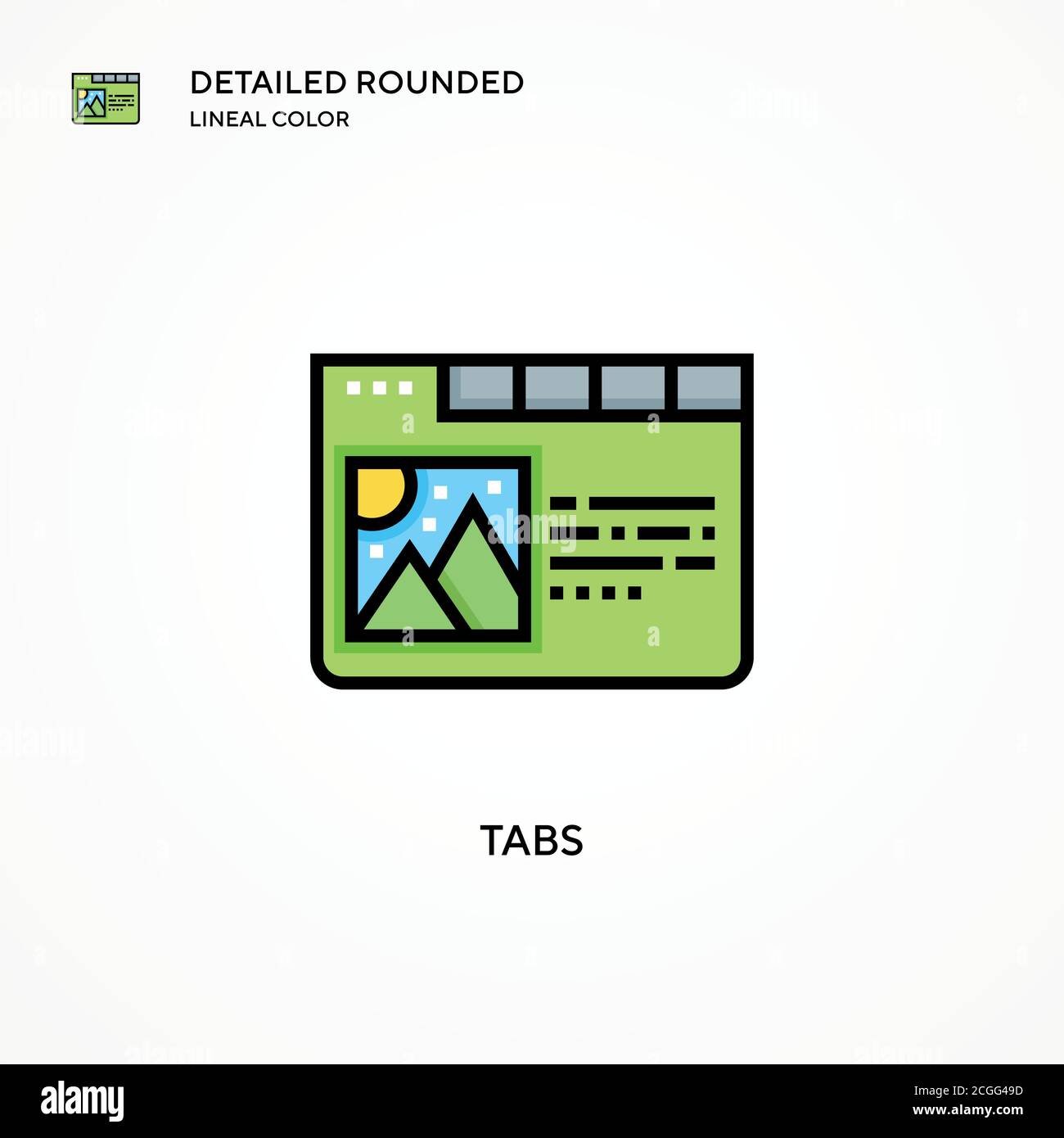 Infographic tabs vector hi-res stock photography and images - Alamy