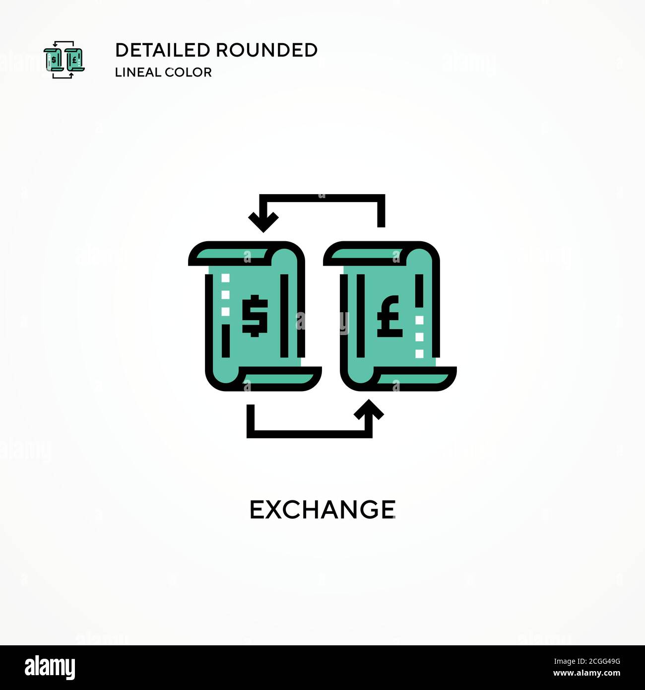Exchange vector icon. Modern vector illustration concepts. Easy to edit ...