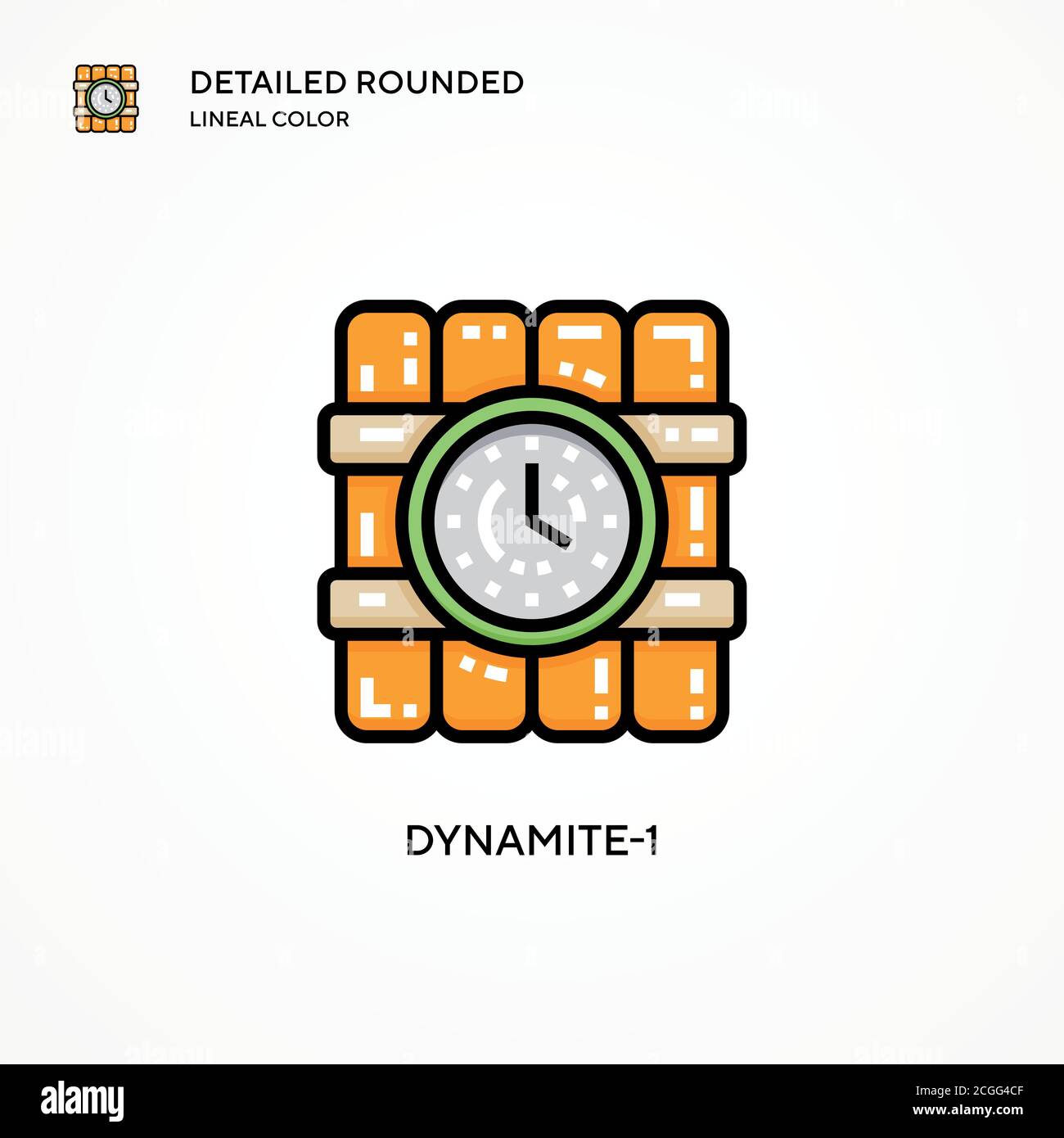 Dynamite-1 vector icon. Modern vector illustration concepts. Easy to ...