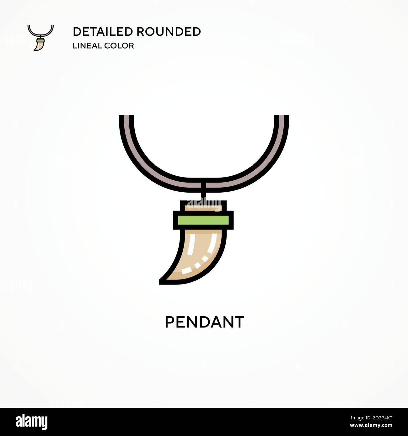 Pendant vector icon. Modern vector illustration concepts. Easy to edit ...
