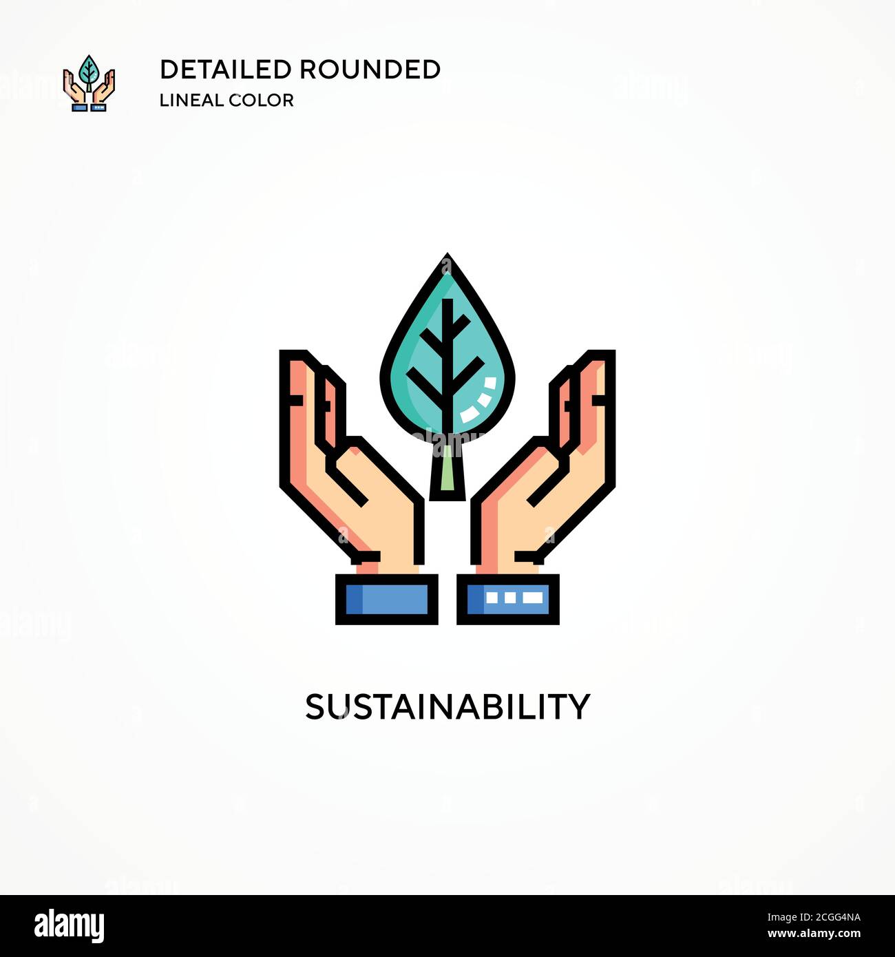 Sustainability vector icon. Modern vector illustration concepts. Easy ...