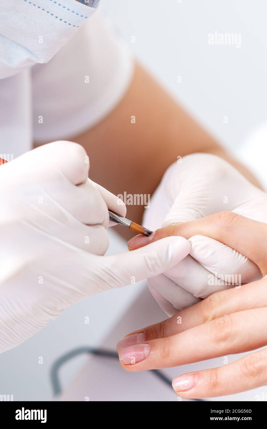 Colorless nail polish hi-res stock photography and images - Alamy