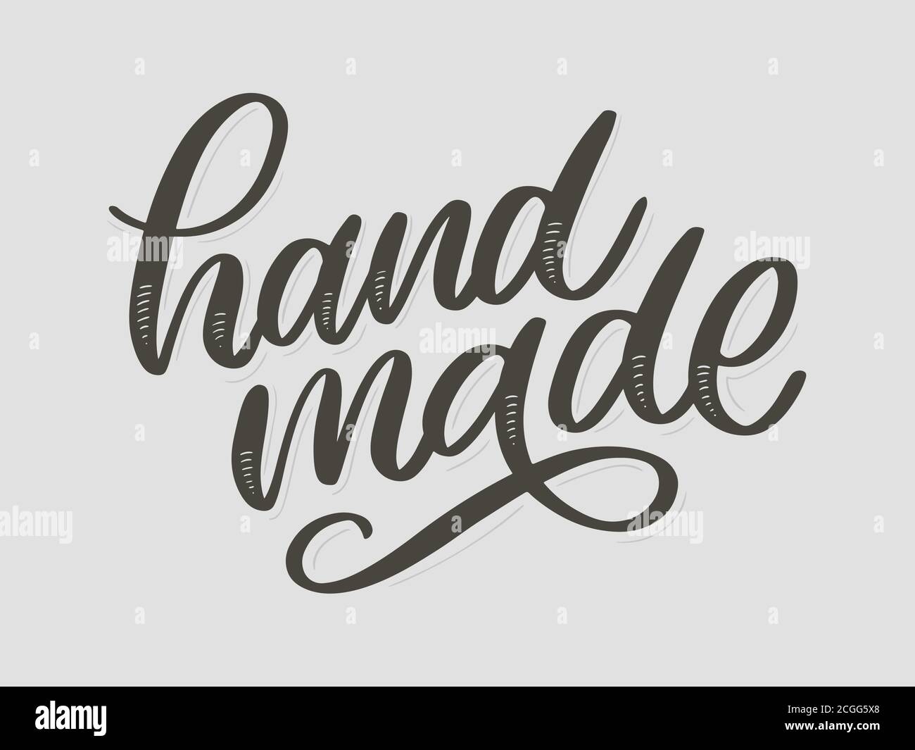 Hand made concept Stock Vector Images - Alamy