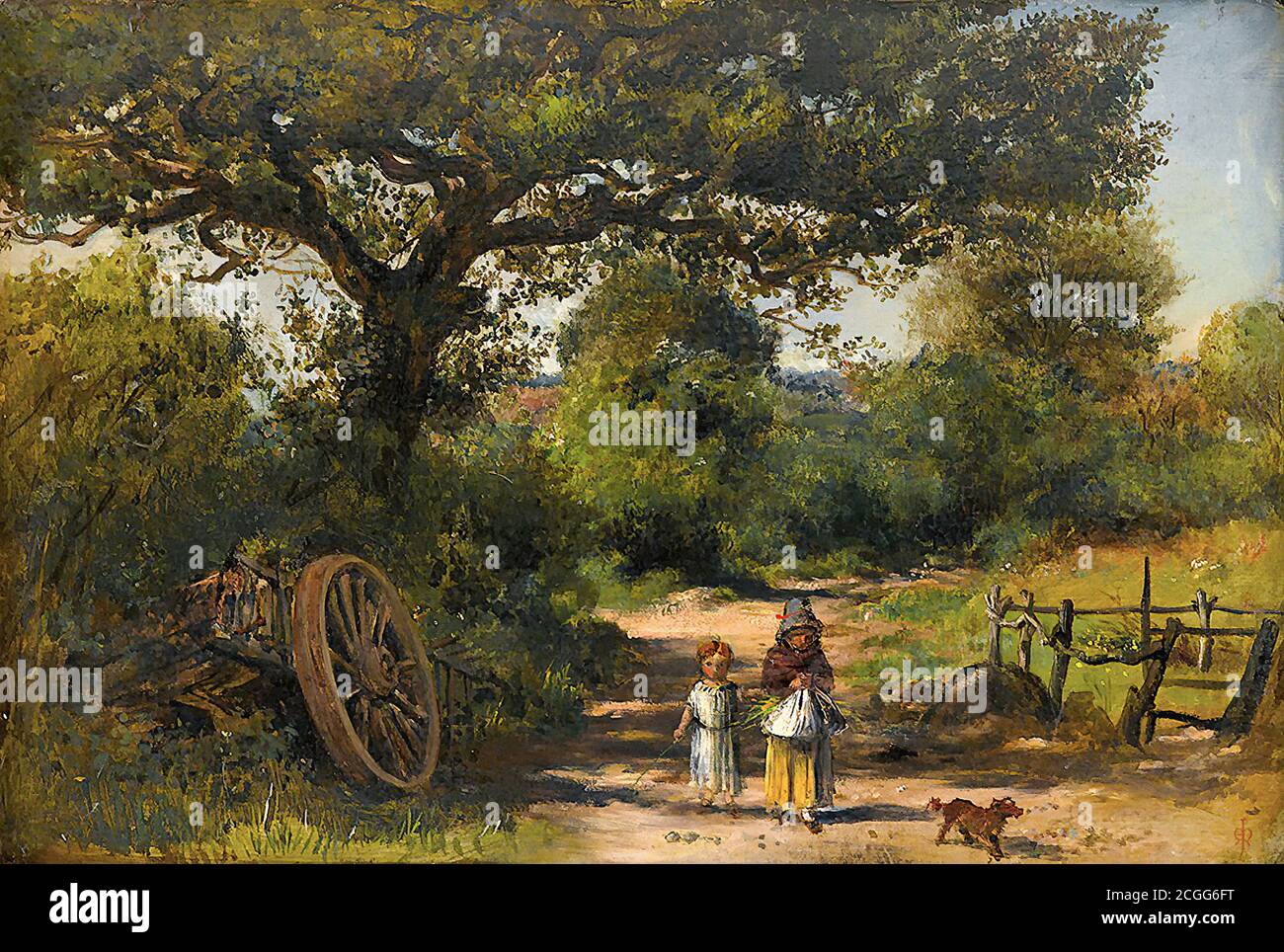 Millais John Everett - Landscape and Figures - British School - 19th ...