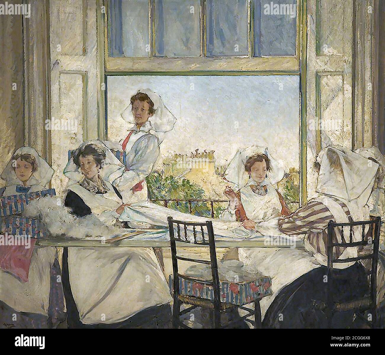 Moira Gerald Edward - War Workers - British School - 19th Century Stock ...