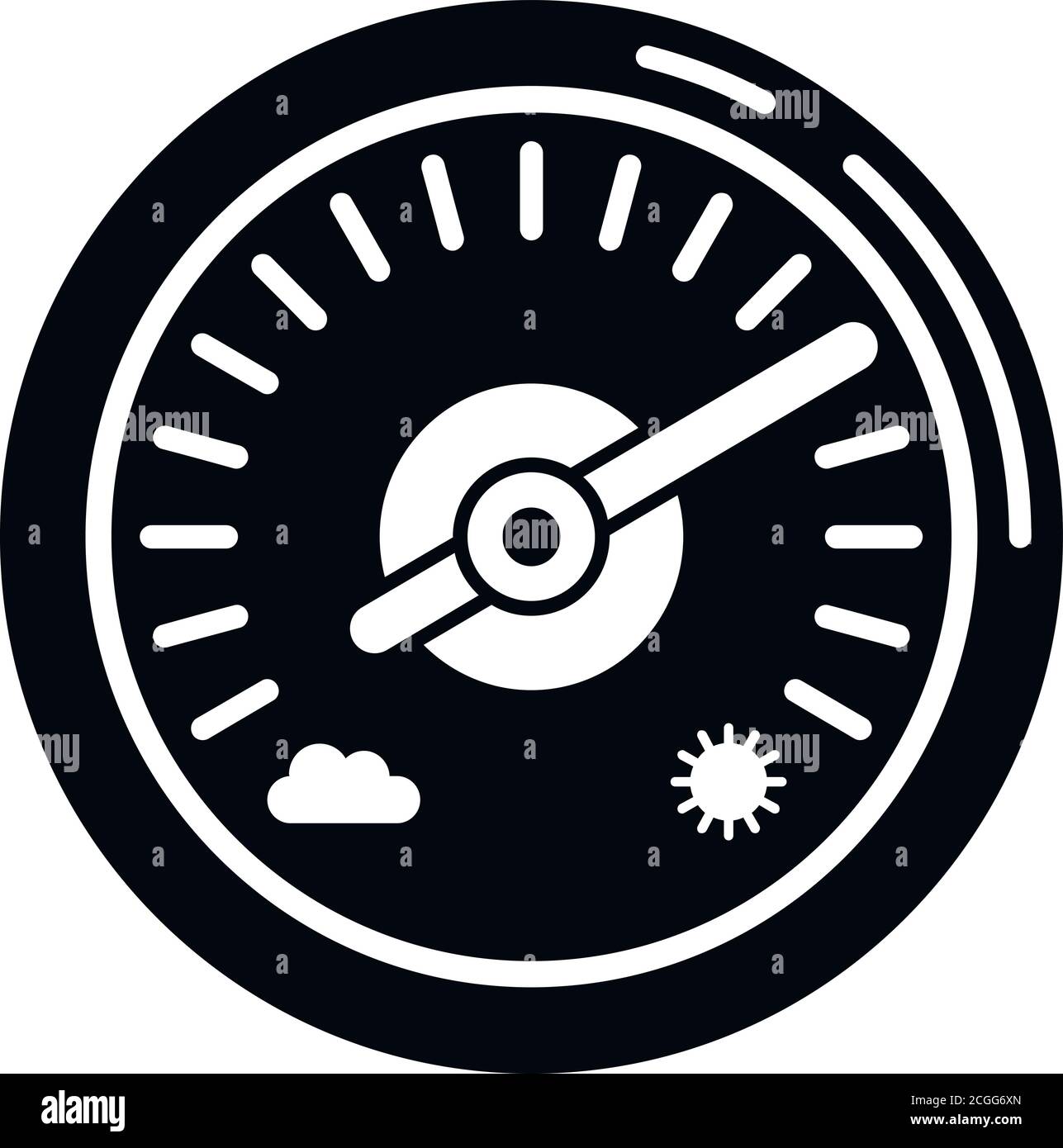 Air barometer icon. Simple illustration of air barometer vector icon ... Air barometer icon. Simple illustration of air barometer vector icon ...