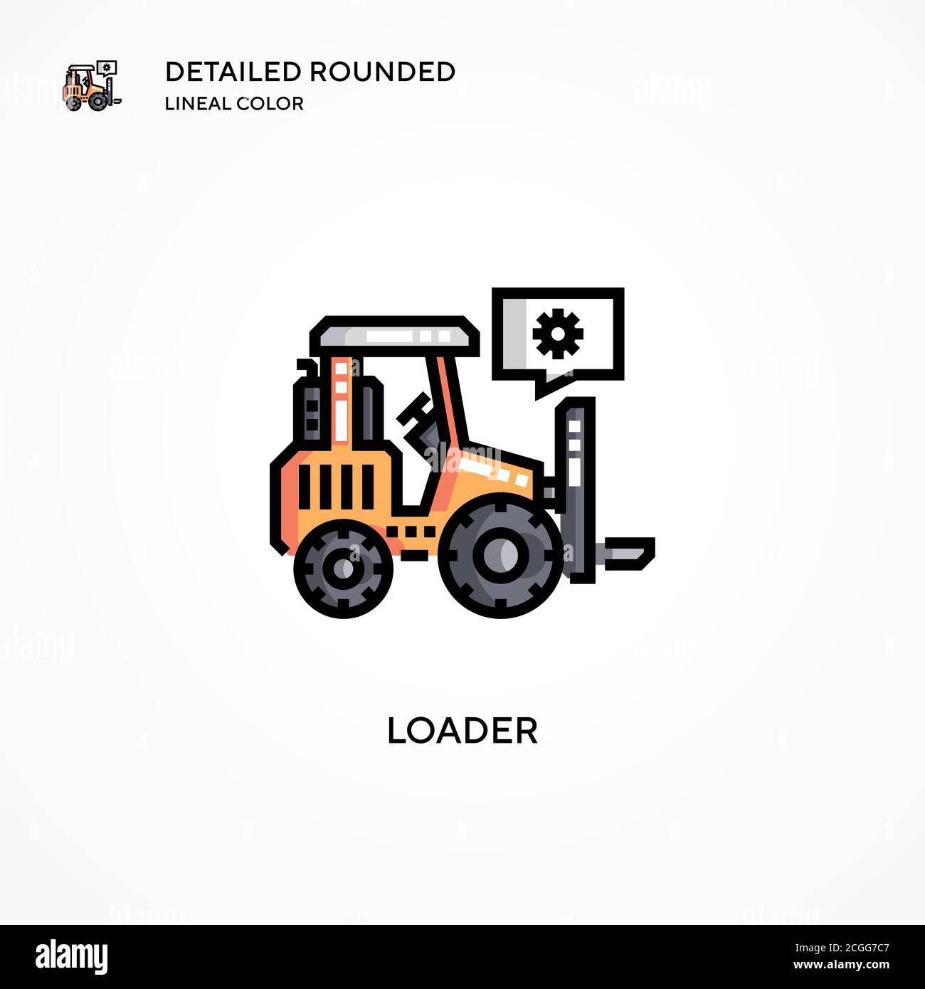 Loader vector icon. Modern vector illustration concepts. Easy to edit ...