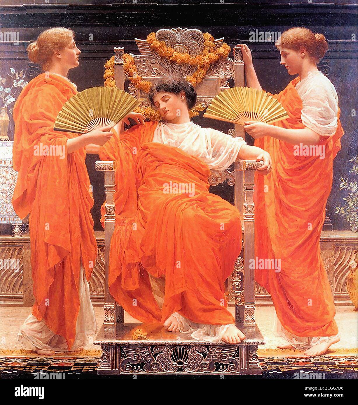 Moore Albert Joseph - Midsummer - British School - 19th Century Stock ...